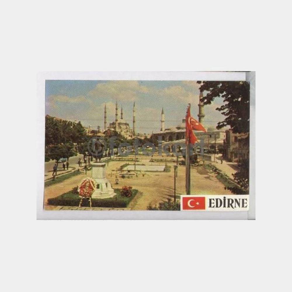 Edirne Atatürk Camii ve Selimiye Camii Kartpostal | fotokart