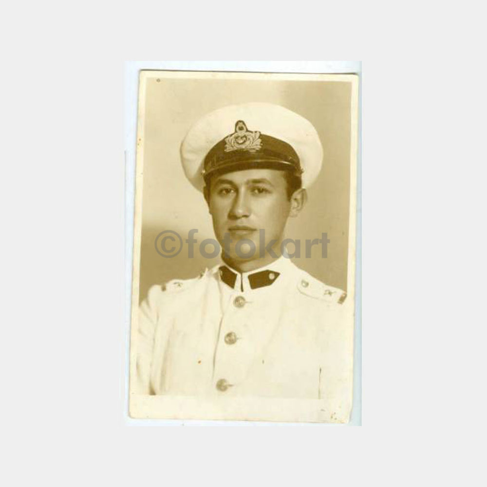 1940 Deniz Subayı Öğrenci Görünüş Fotoğraf | fotokart
