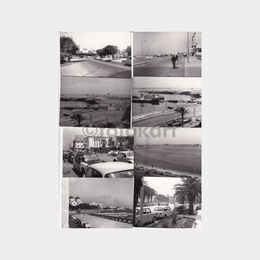 1969 Libya Tripoli ve Bingazi Konulu 23 Adet Fotoğraf | fotokart