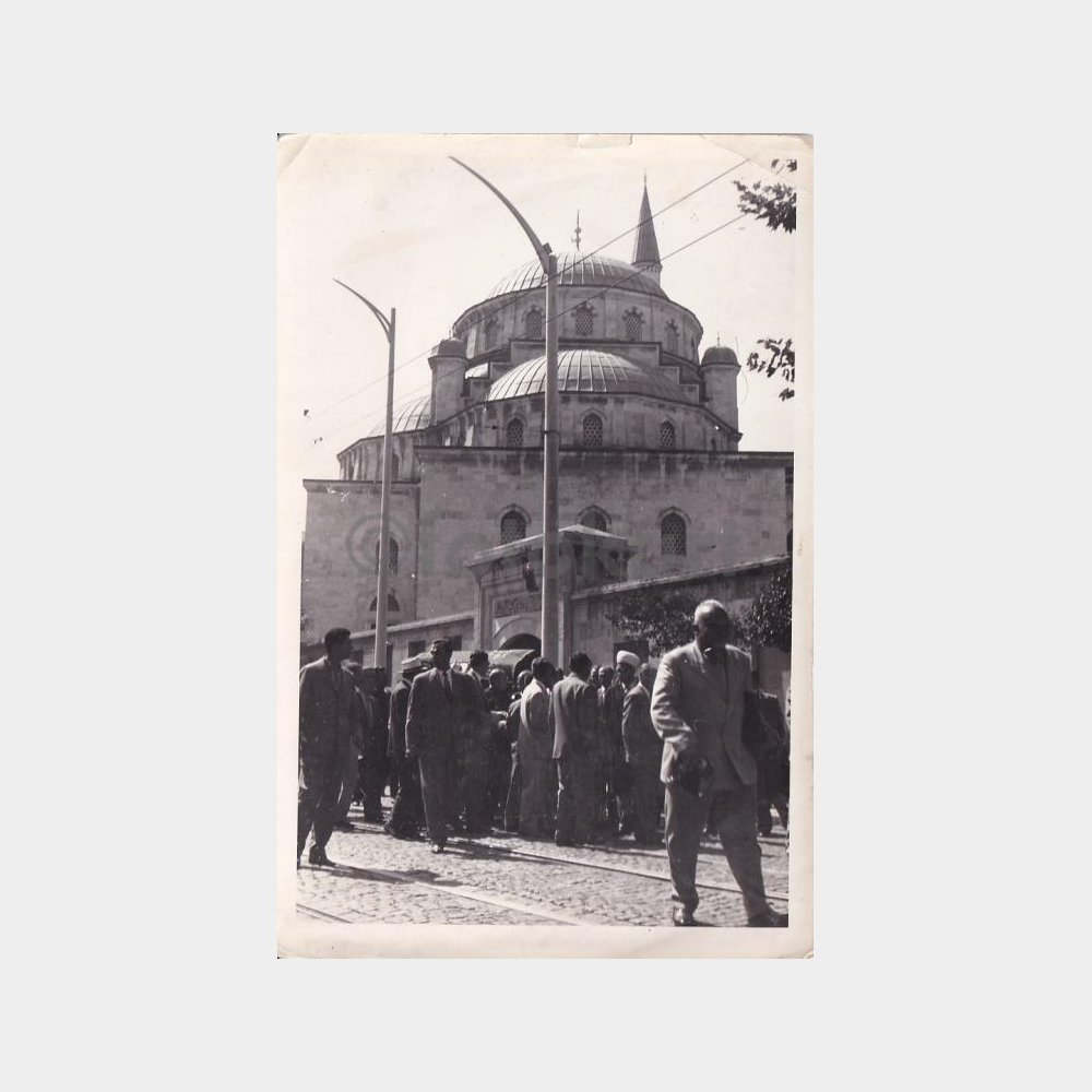 1960 Şişli Cami Cenaze Töreni Fotoğraf | fotokart